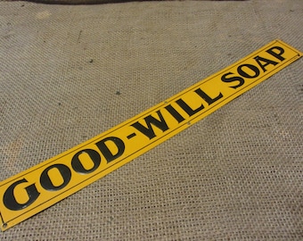 Vintage Soap Sign - Etsy