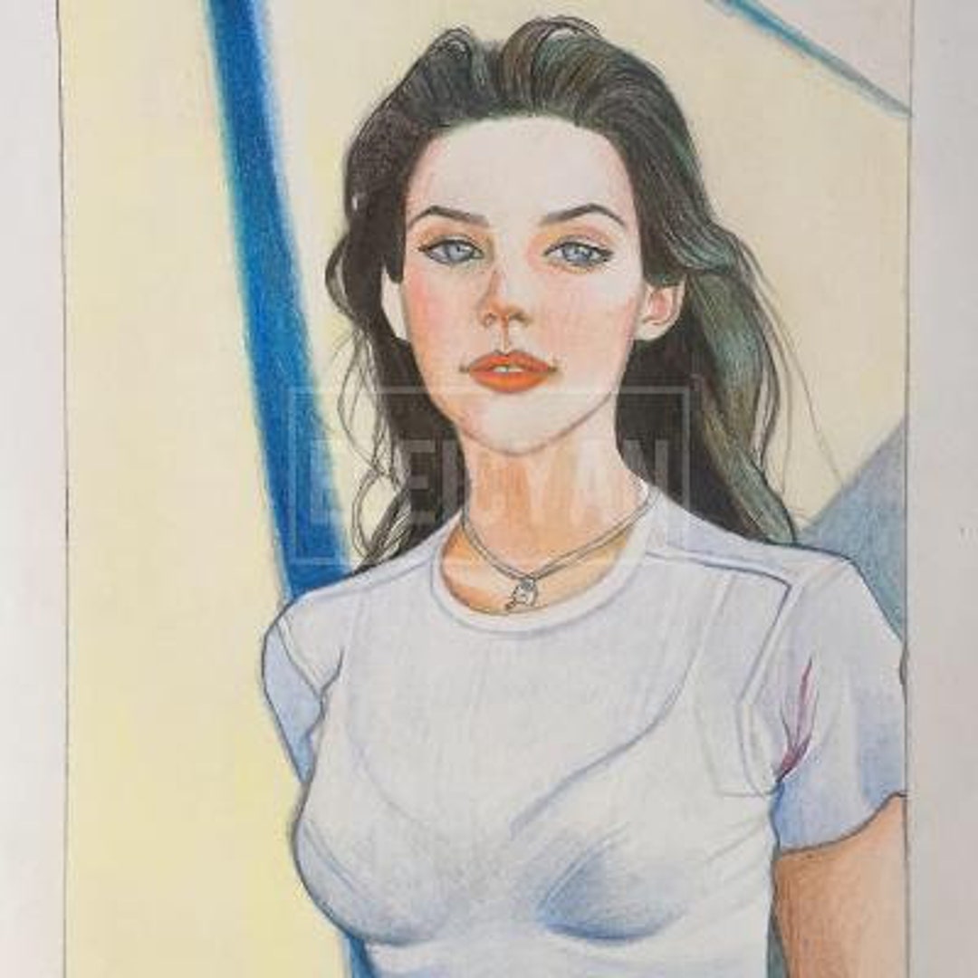 Liv Tyler Original Coloured Pencil Drawing - Etsy