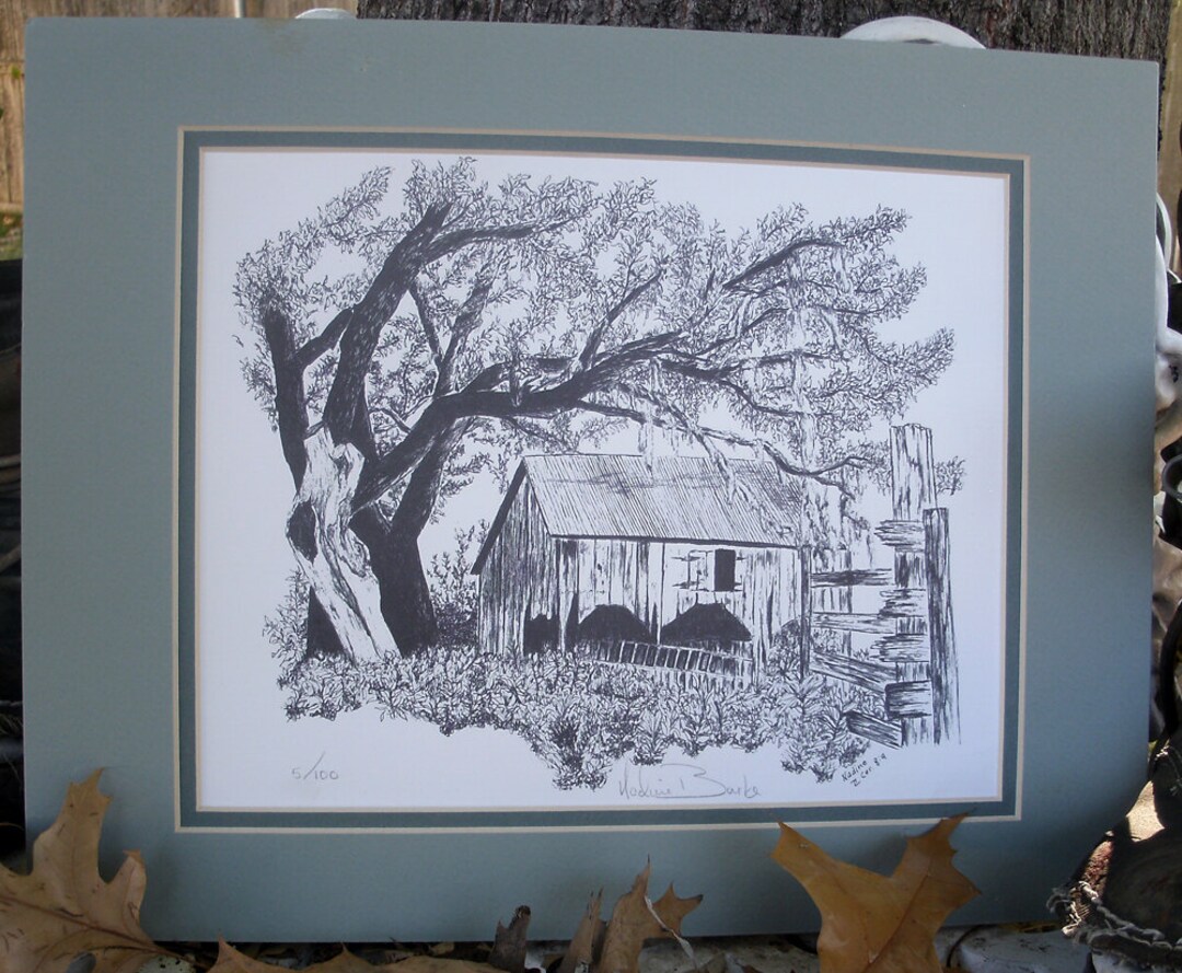The Old Broken Barn - Etsy