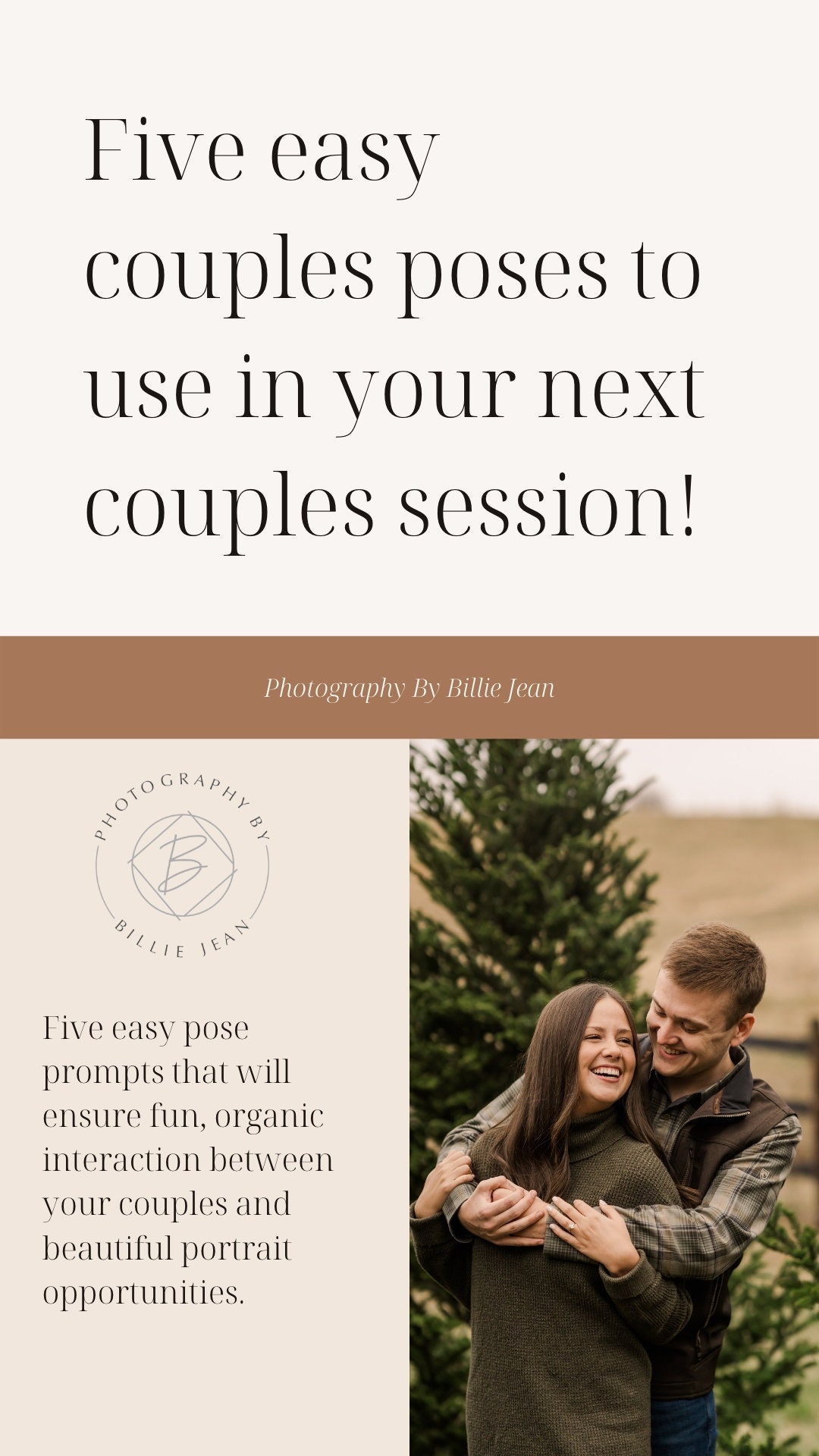 Couples Portrait Posing Guide, Couples Photography Prompt Guide ...