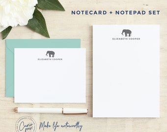 Elephant Note Pad - Etsy