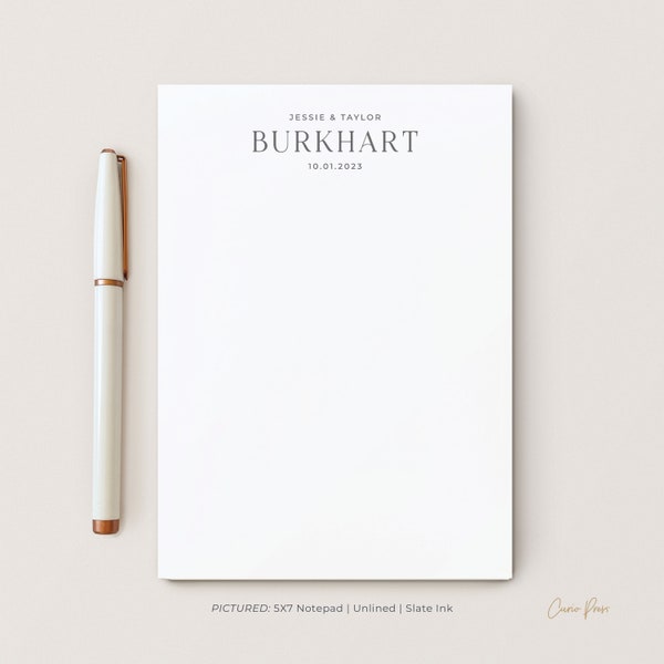 Wedding Notepad - Etsy