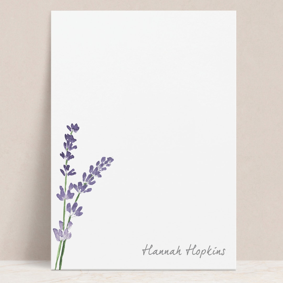 Personalized Notepad, Custom Notepad, Personalized Stationery, 50 or ...