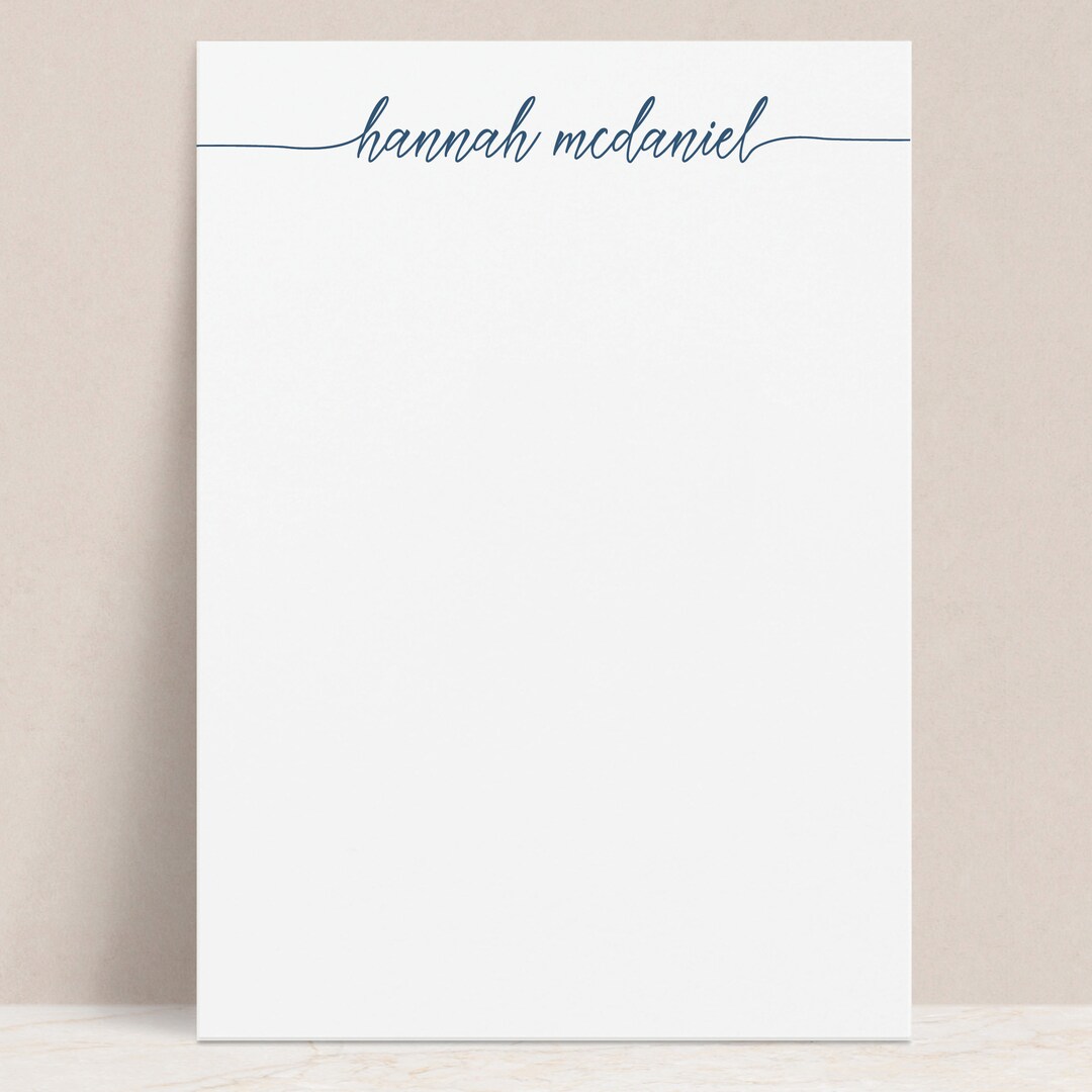 Personalized Name Notepad – Custom Pad for Daily Notes, Lists, or To ...