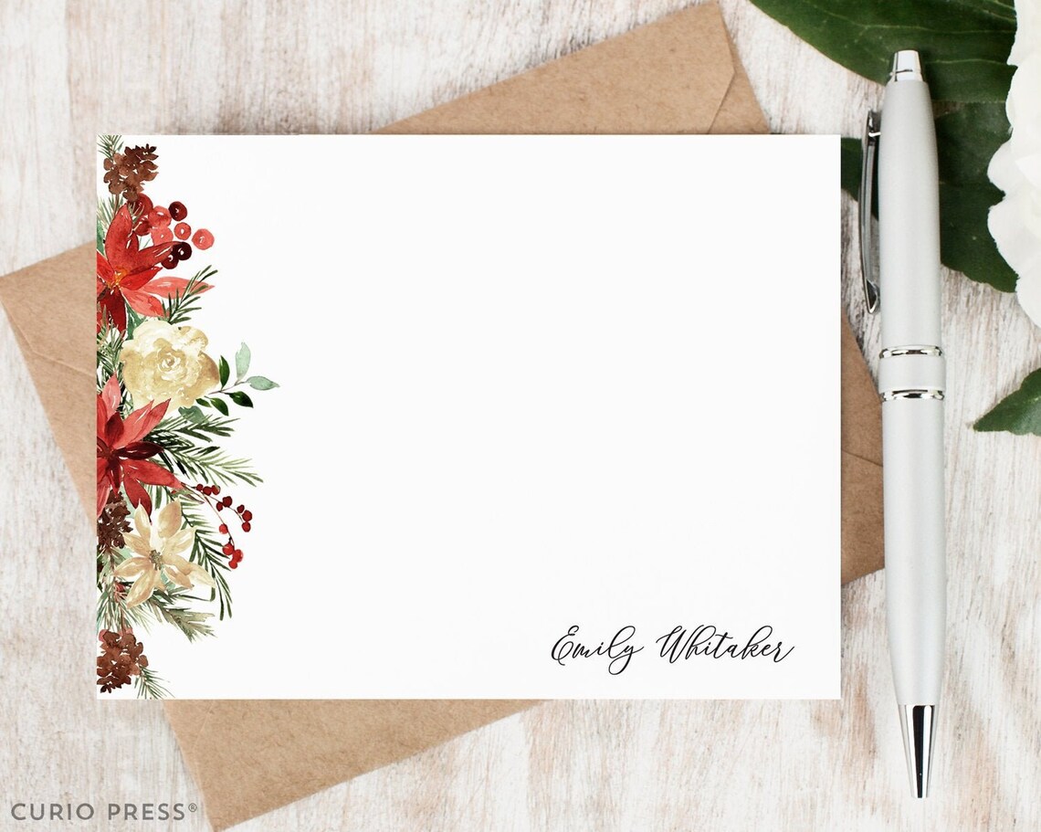 Personalized Pretty Stationary Set / Flat Personalized - Etsy