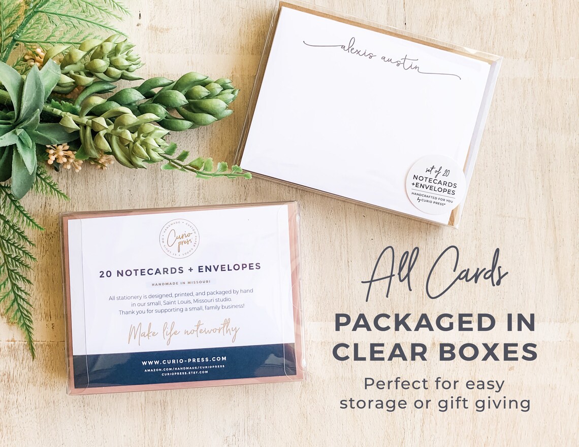 Personalized Pretty Stationary Set / Flat Personalized - Etsy