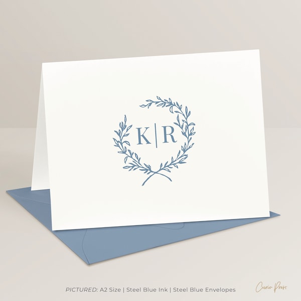 Personalized Folded Note Cards - Etsy