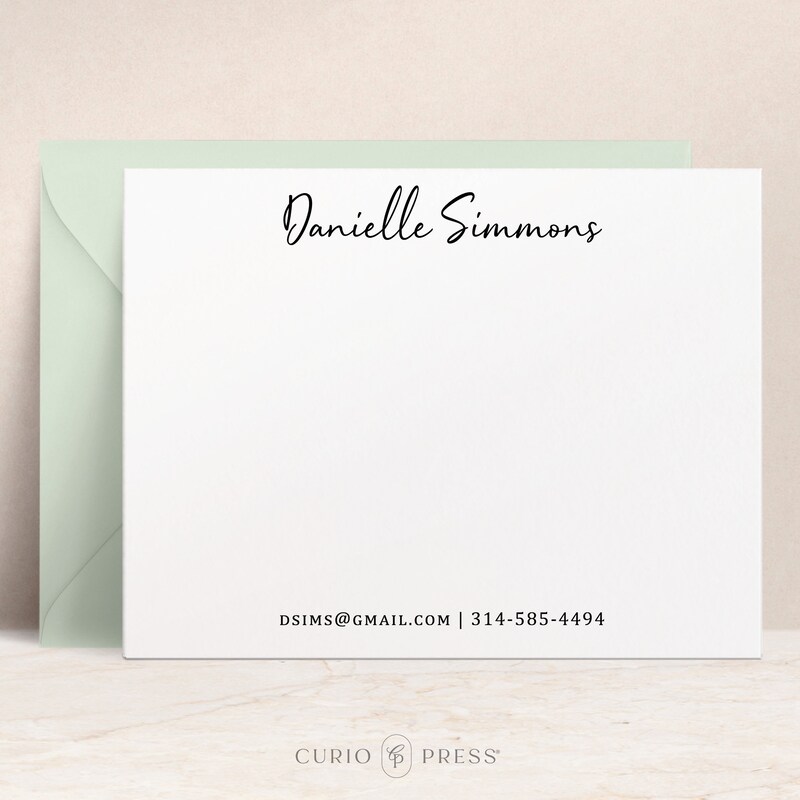 Custom Note Card - Etsy