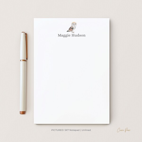 Personalized Notepad - Etsy