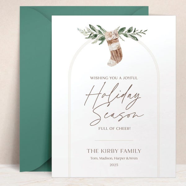 Custom Holiday Cards Flat - Etsy