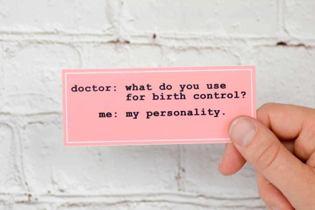 What Do You Use for Birth Control ... Vinyl Sticker - Etsy