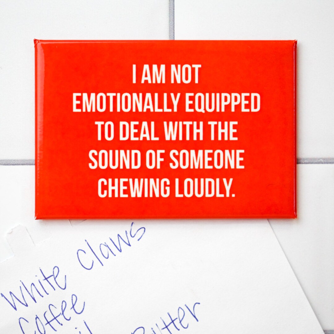 Chewing Loudly... Magnet - Etsy