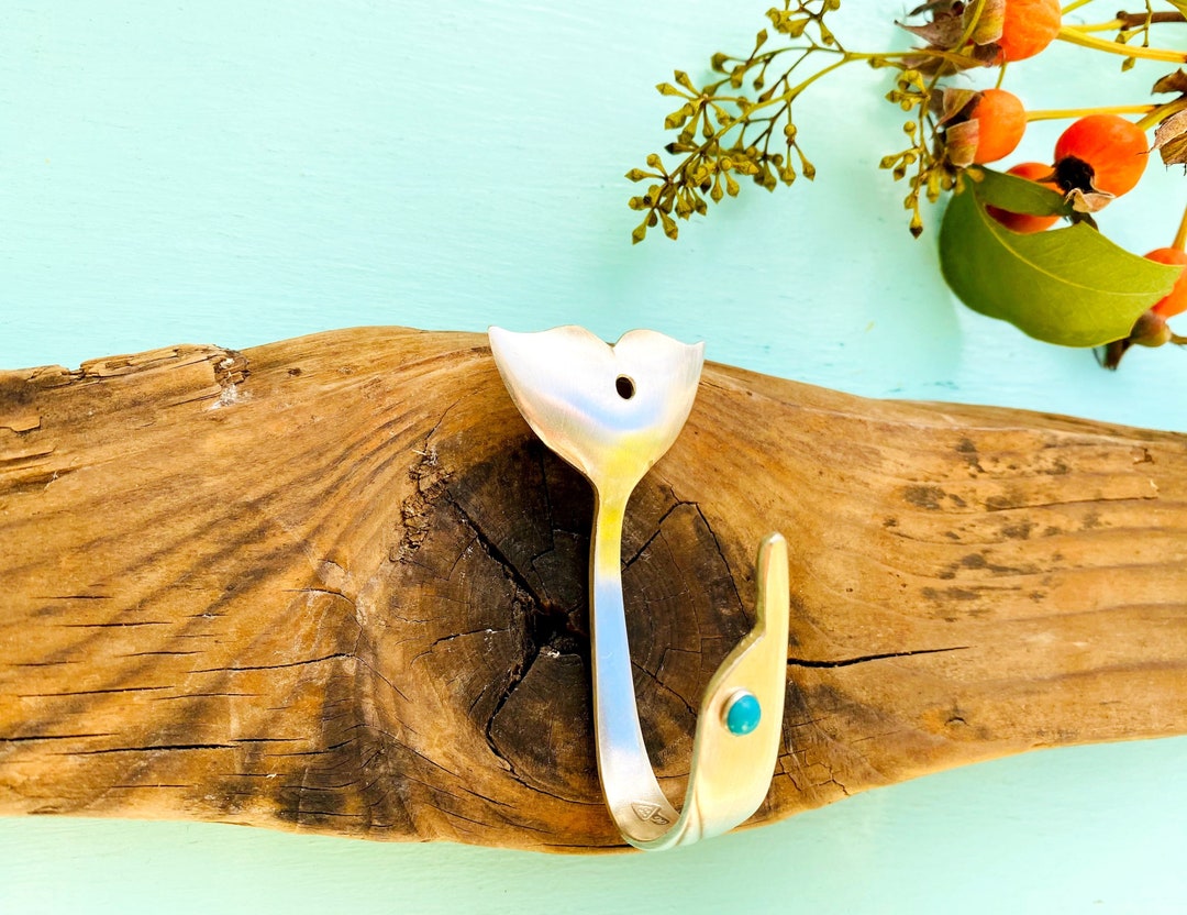 Dolphin, Cutlery Cutlery Hook, Silver-plated Wall Hook, Upcycling - Etsy
