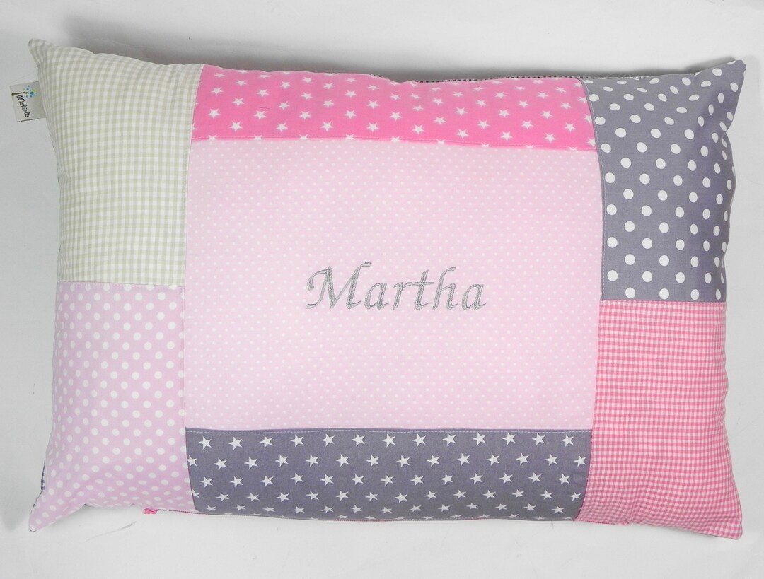 Name Pad Large 60 X 40 Cm Pink Gray Patchwork - Etsy Ireland