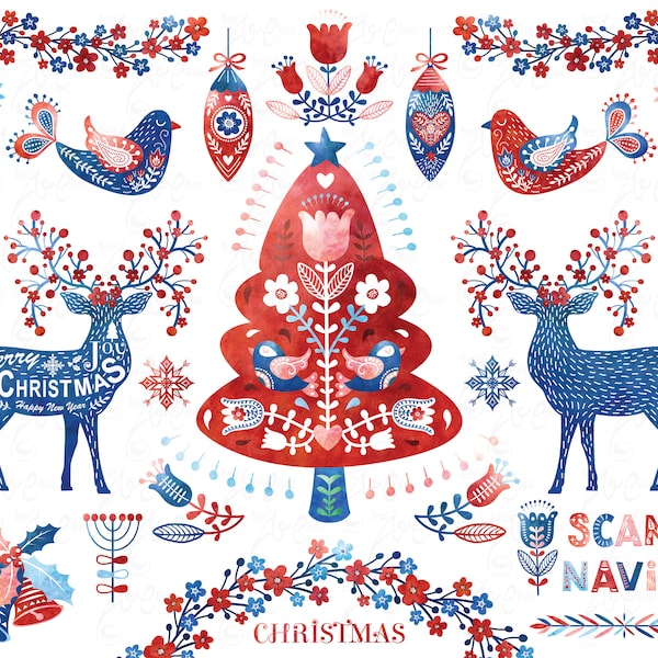 Folk Art Christmas - Etsy