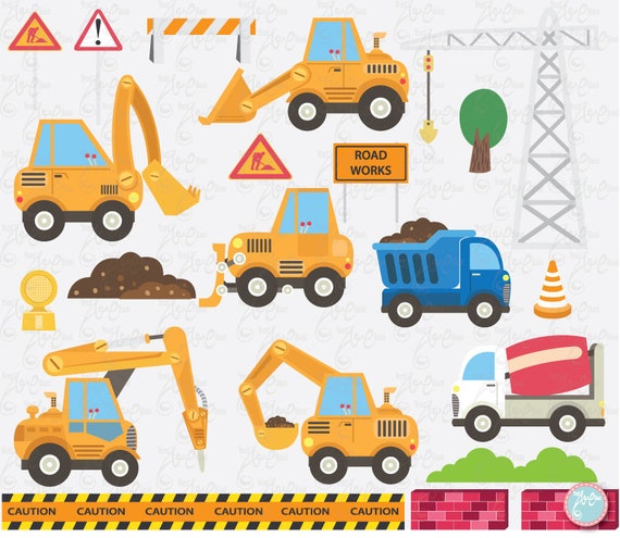Construction Transportation clip art, Trucks, Cute Vehicles, Giant ...