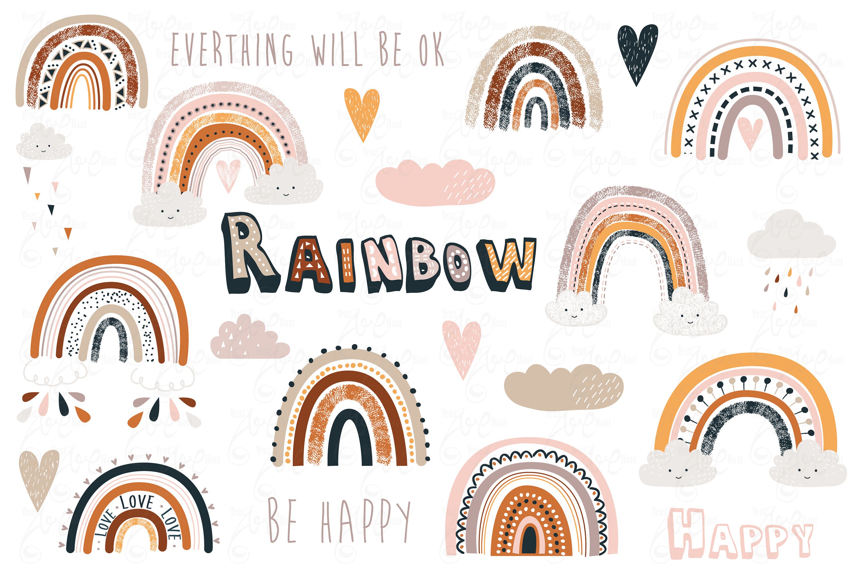 Paper, Party & Kids Rainbow Baby Girl Cliparts Digital Rainbows Stars ...