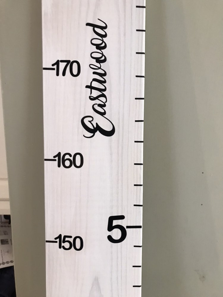Wooden Height Chart Ruler and Personalised Arrows Natural | Etsy