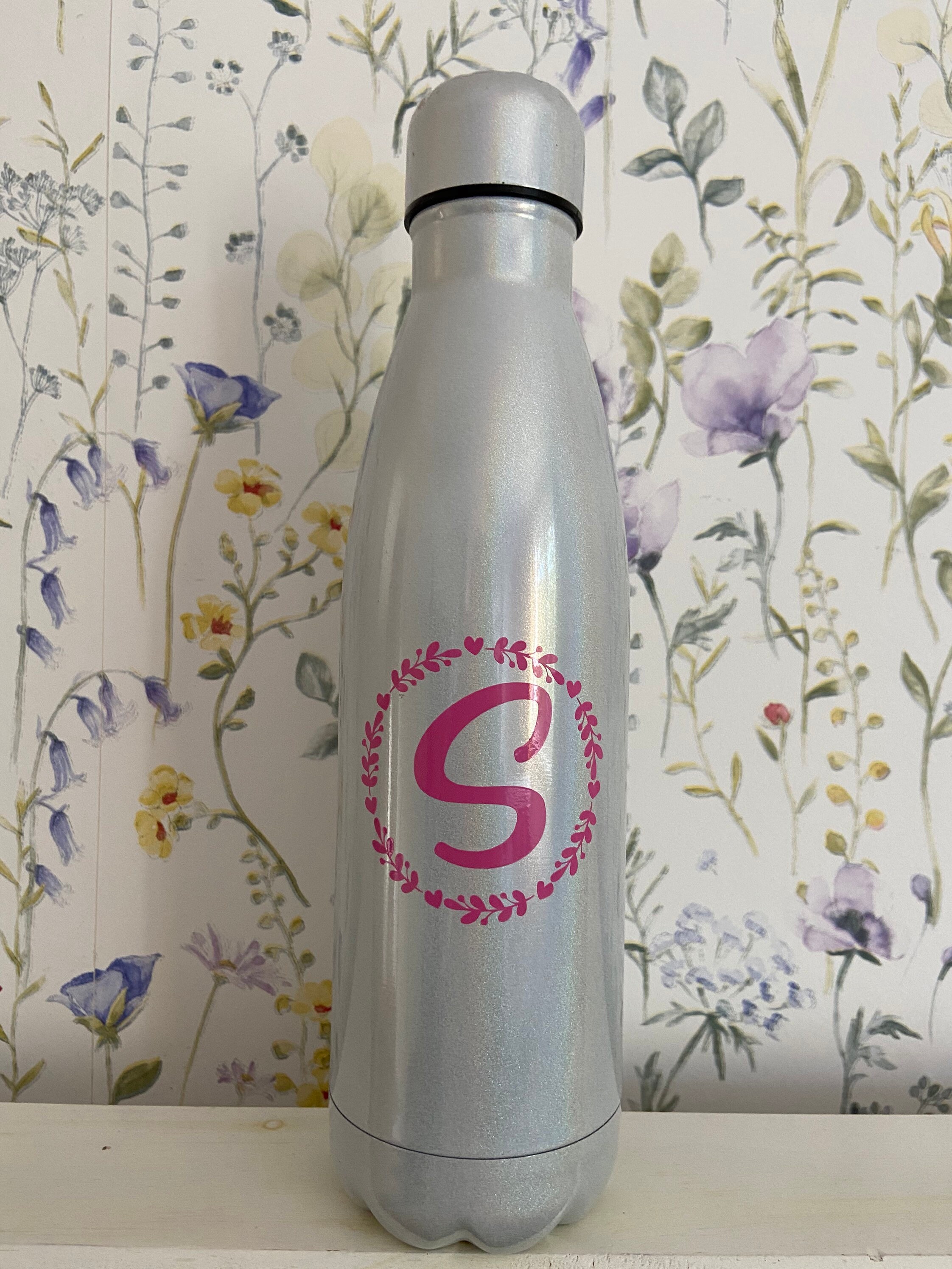Insulated Water Bottle personalised with your name. 500ml hot | Etsy