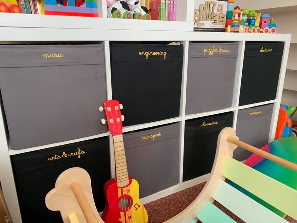 Kids Bedroom Clothes Labels With Pictures Help Teach to Read | Etsy