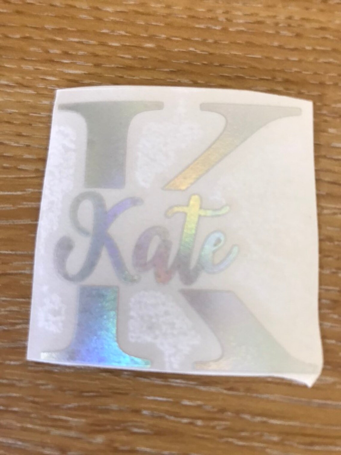 Letter initial and name monogram decal sticker personalise | Etsy