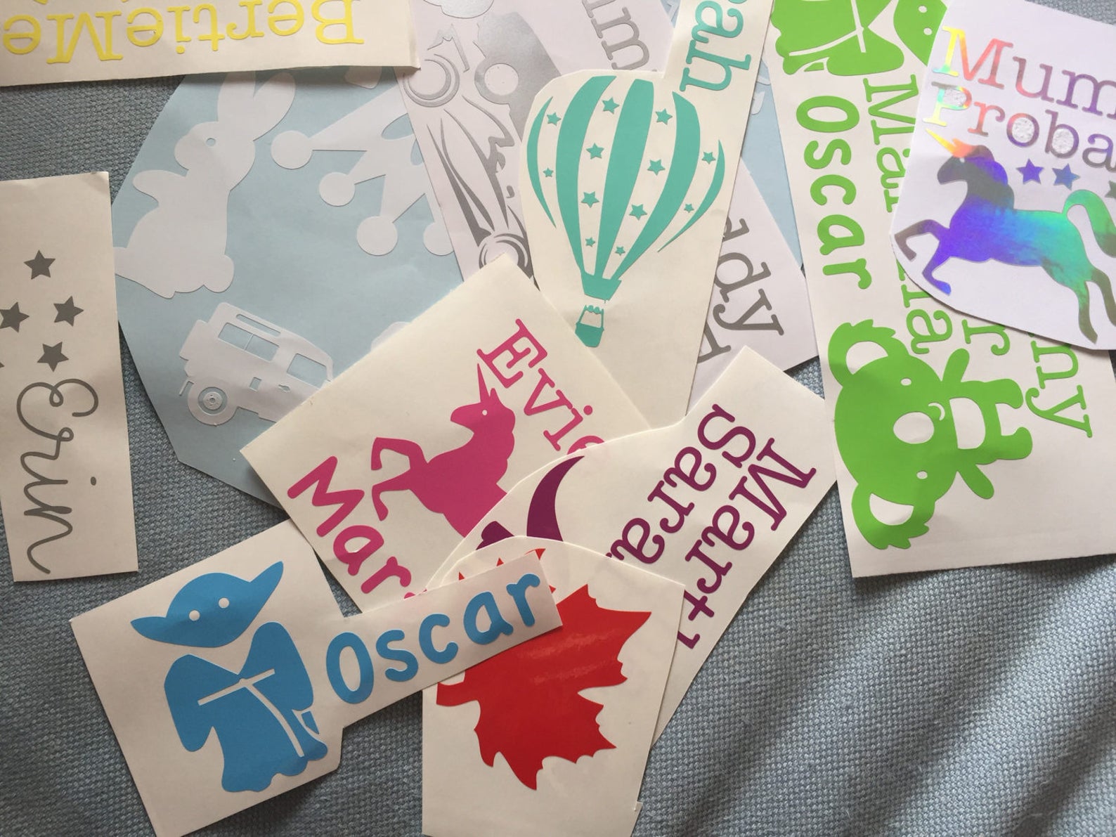 Vinyl Dishwasherproof Decals for Any Hard Surface Windscreen Windshield ...