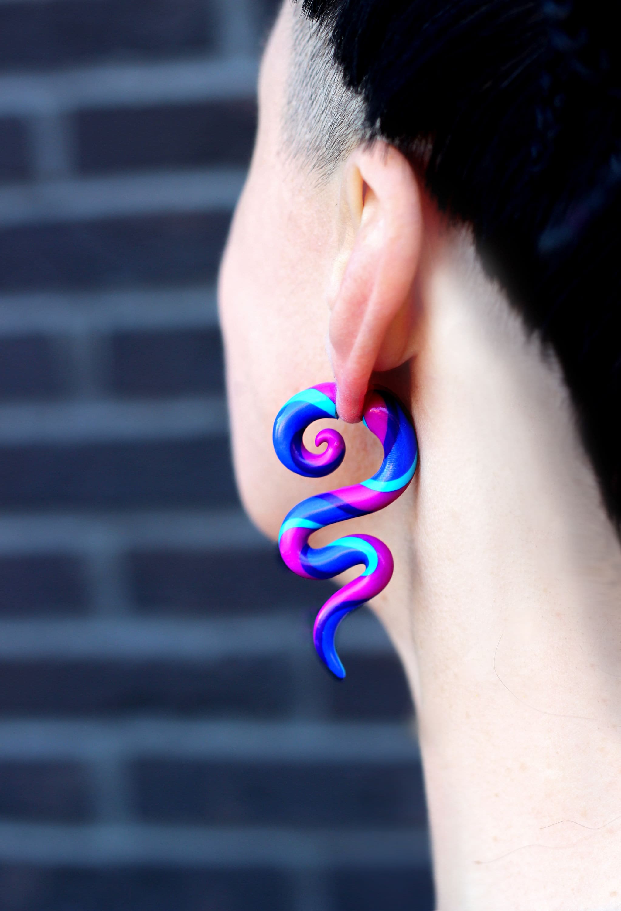 Spiral Ear Gauges Fake