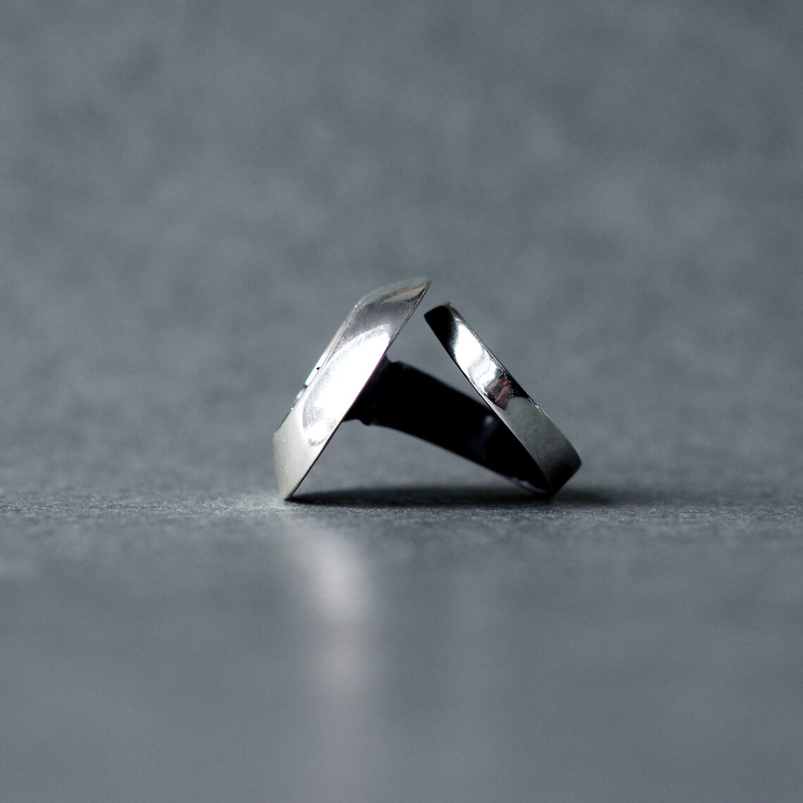 Sterling silver statement ring for women raw stone ring blue | Etsy