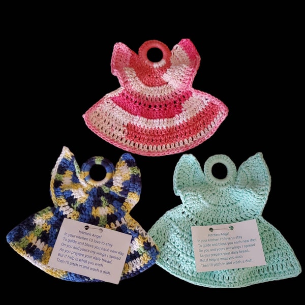 Angel Dishcloth - Etsy