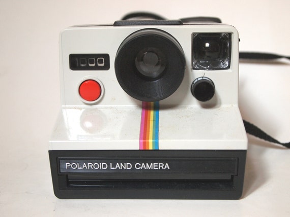 White Polaroid 1000 Land Camera Etsy