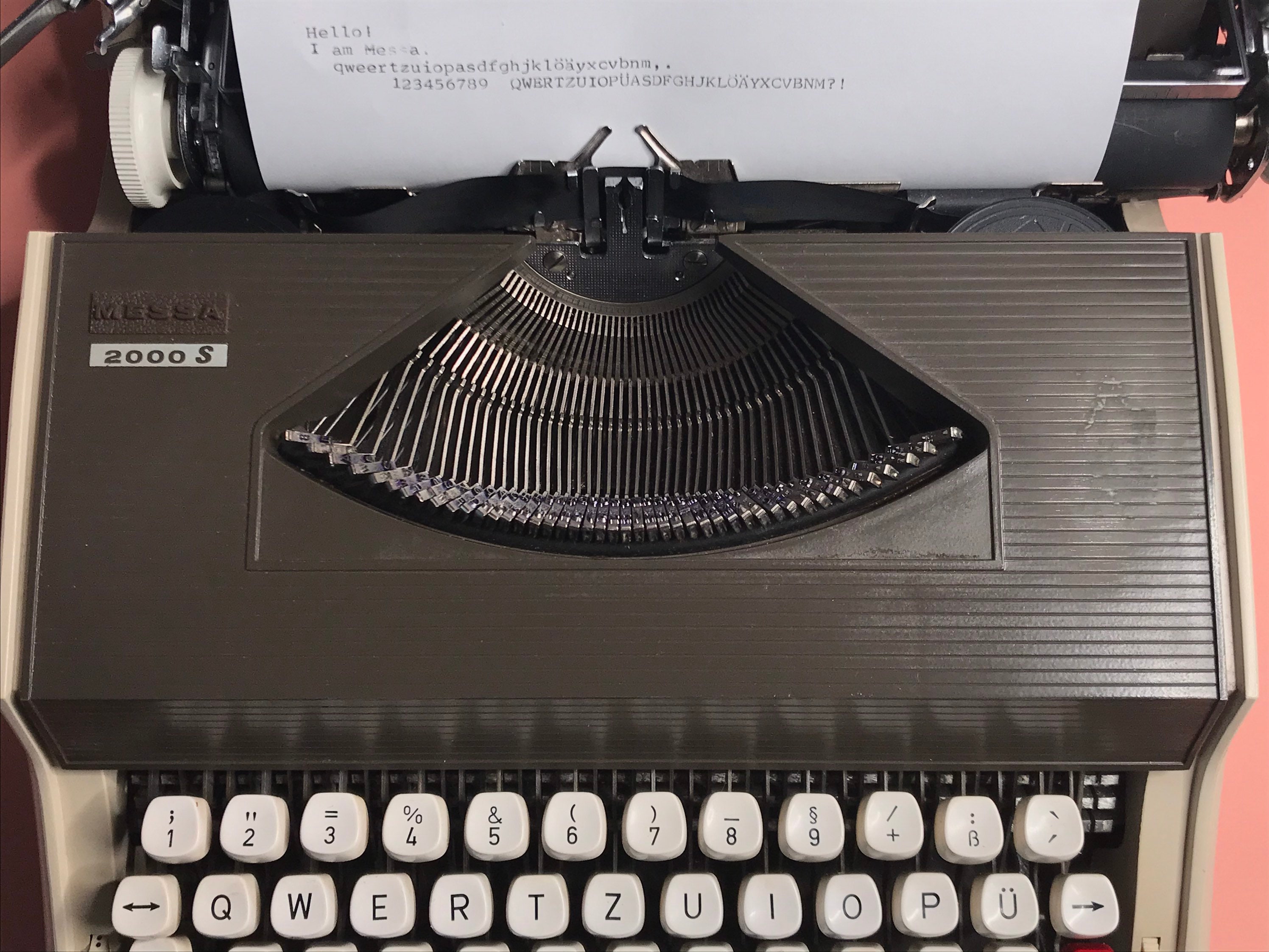 RARE Messa 2000 S Typewriter 1970s Working Typewriter I Portuguese ...
