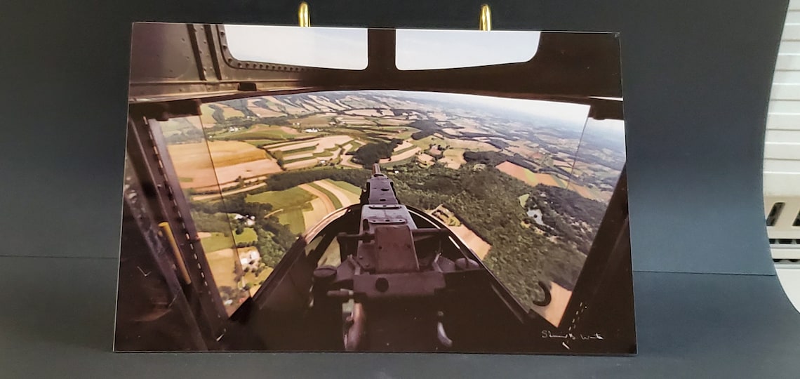B-24 Liberator Tail-gunner View 4 X 6 Metal Print - Etsy