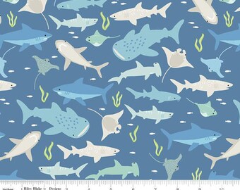 Shark Fabric | Etsy