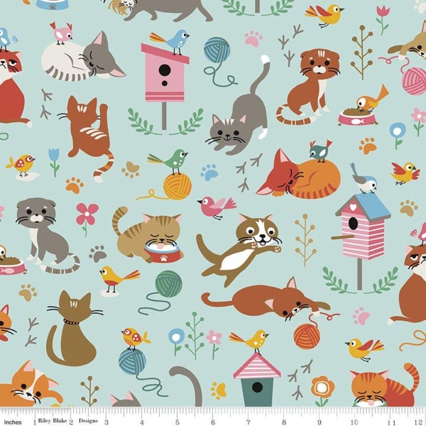 Riley Blake Cats Meow - Etsy