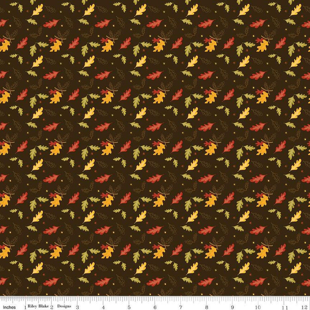 Autumn Leaf Fabric, Awesome Autumn Fabric, Riley Blake Designs, END OF ...