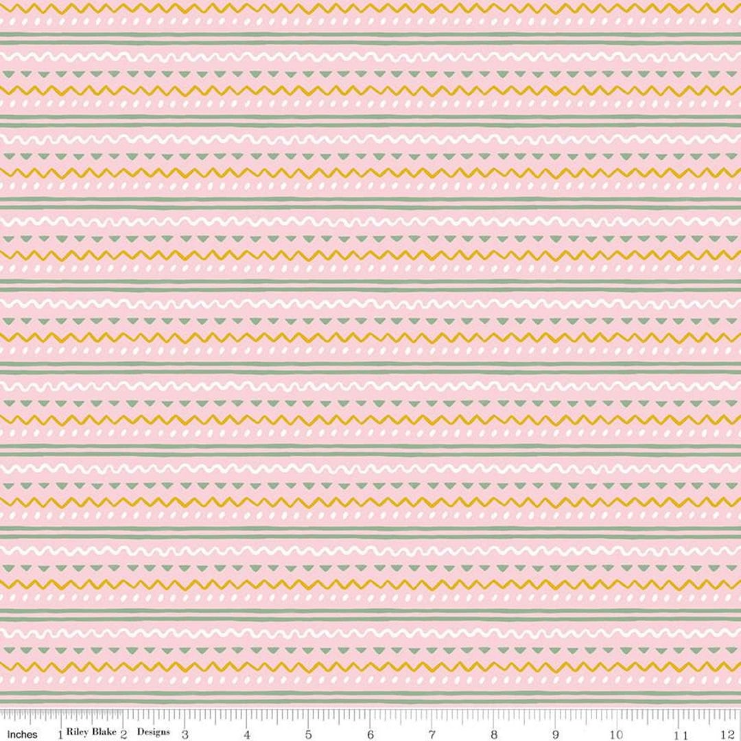 Striped Fabric, Pastel Striped Fabric, Easter Egg Hunt Collection ...