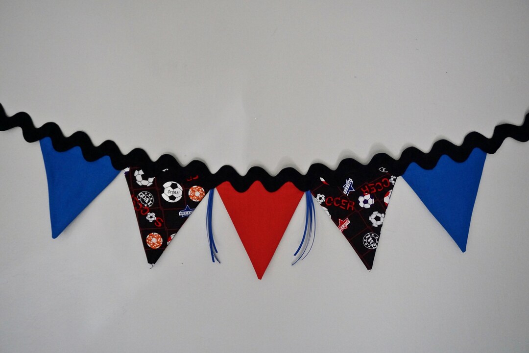 Soccer Bunting Sports Bunting Banner Soccer Party Decor - Etsy 日本
