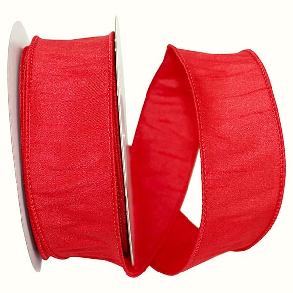 Red Dupioni Ribbon - Etsy