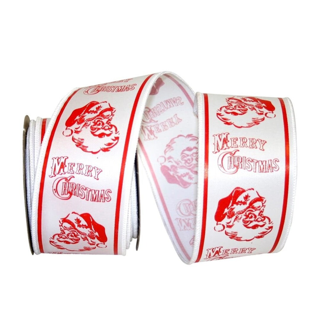 Santa Claus Ribbon, 10 Yards Christmas Ribbon - Etsy
