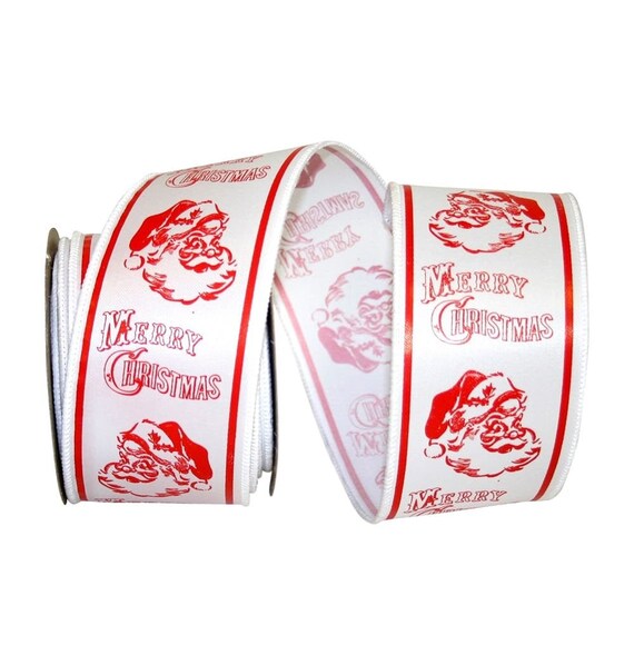 Santa Claus Ribbon 10 Yards Christmas Ribbon - Etsy