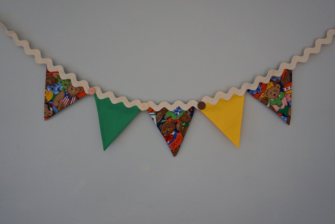 Teddy Bear Bunting (banner), Teddy Bear Party Decor, Party Bunting ...