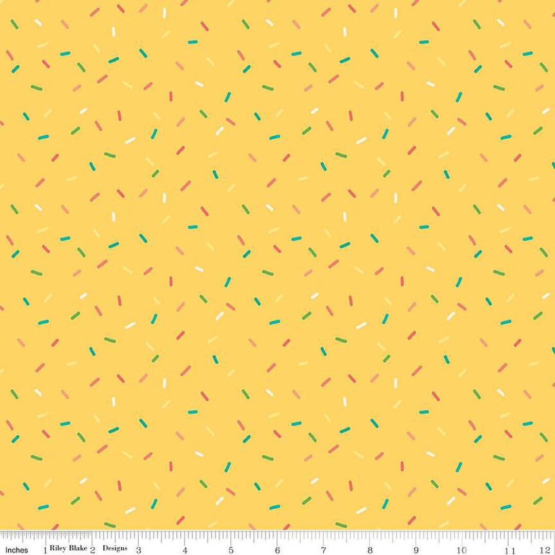 Confetti Sprinkle Fabric, Gingham Cottage, Riley Blake Designs - Etsy