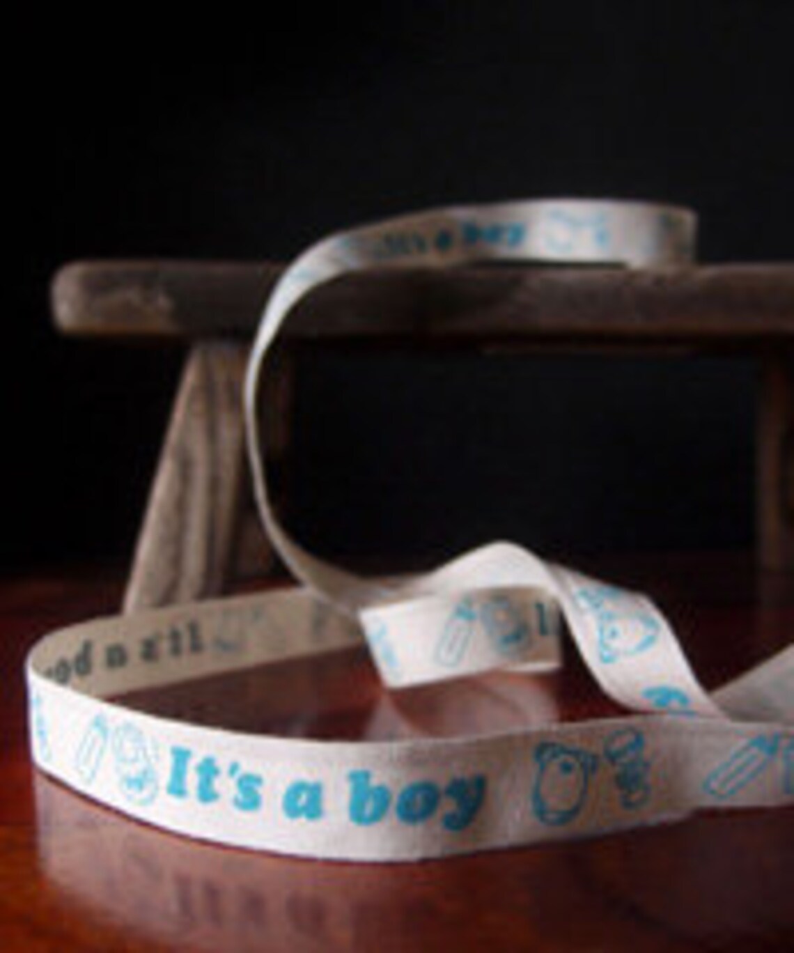 It's A Boy Cotton Ribbon 10 Yards Baby Boy Ribbon - Etsy