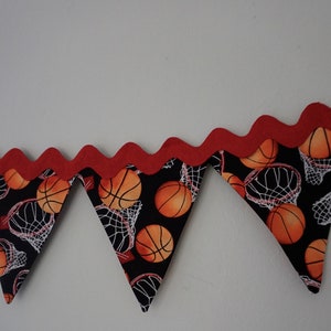 Basketball Bunting, Sports Bunting, Basketball Party Decor, March ...