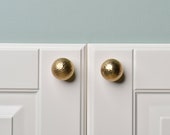 Mini Knob Tiny Brass Knobs Small Cabinet Door Knobs Dresser - Etsy
