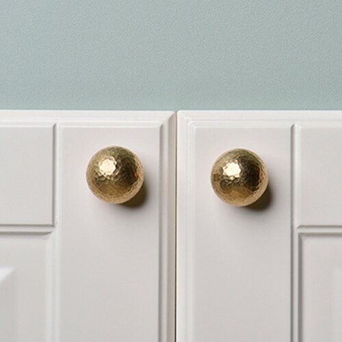 Mini Knob Tiny Brass Knobs Small Cabinet Door Knobs Dresser - Etsy