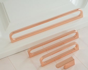 Rose Gold Cabinet Hardware | Etsy
