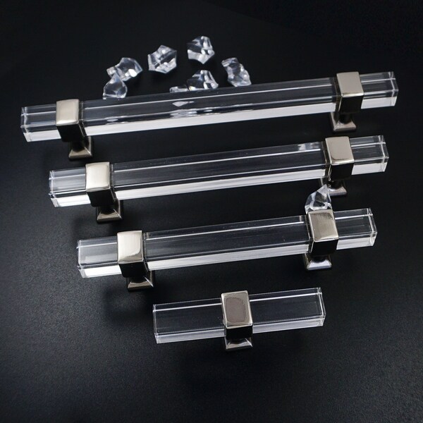 Glass Drawer Pulls - Etsy