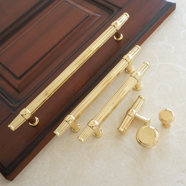 Gold Drawer Pulls - Etsy