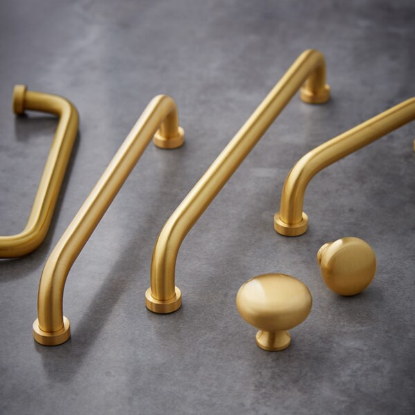 Solid Brass Drawer Pulls - Etsy